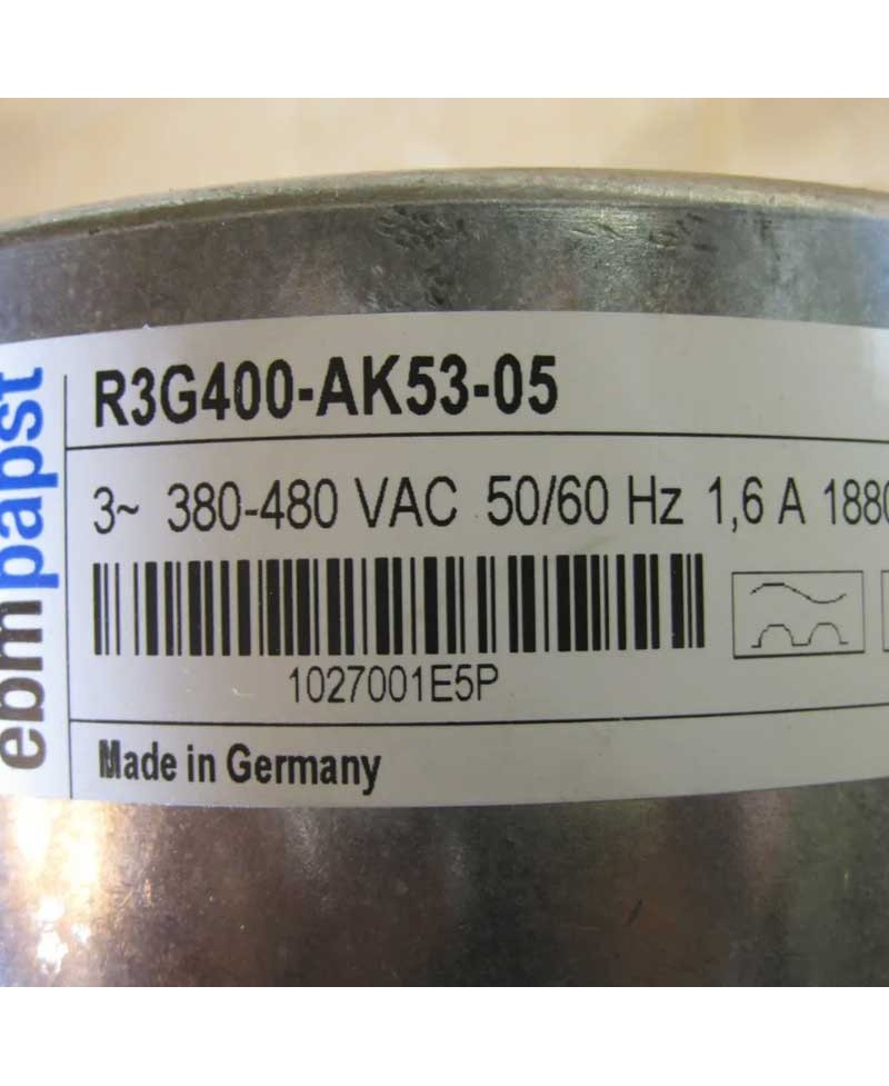 فن سانتریفیوژ EBM مدل R3G400-AK53-05 - فروشگاه تخصصی تجهیزات دیتاسنتر