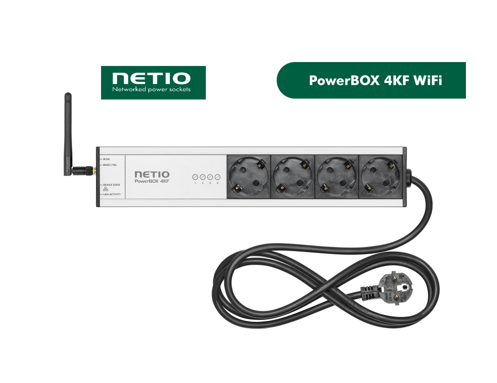 پاور ماژول Netio مدل PowerBOX 4KF WiFi - فروشگاه تخصصی تجهیزات دیتاسنتر